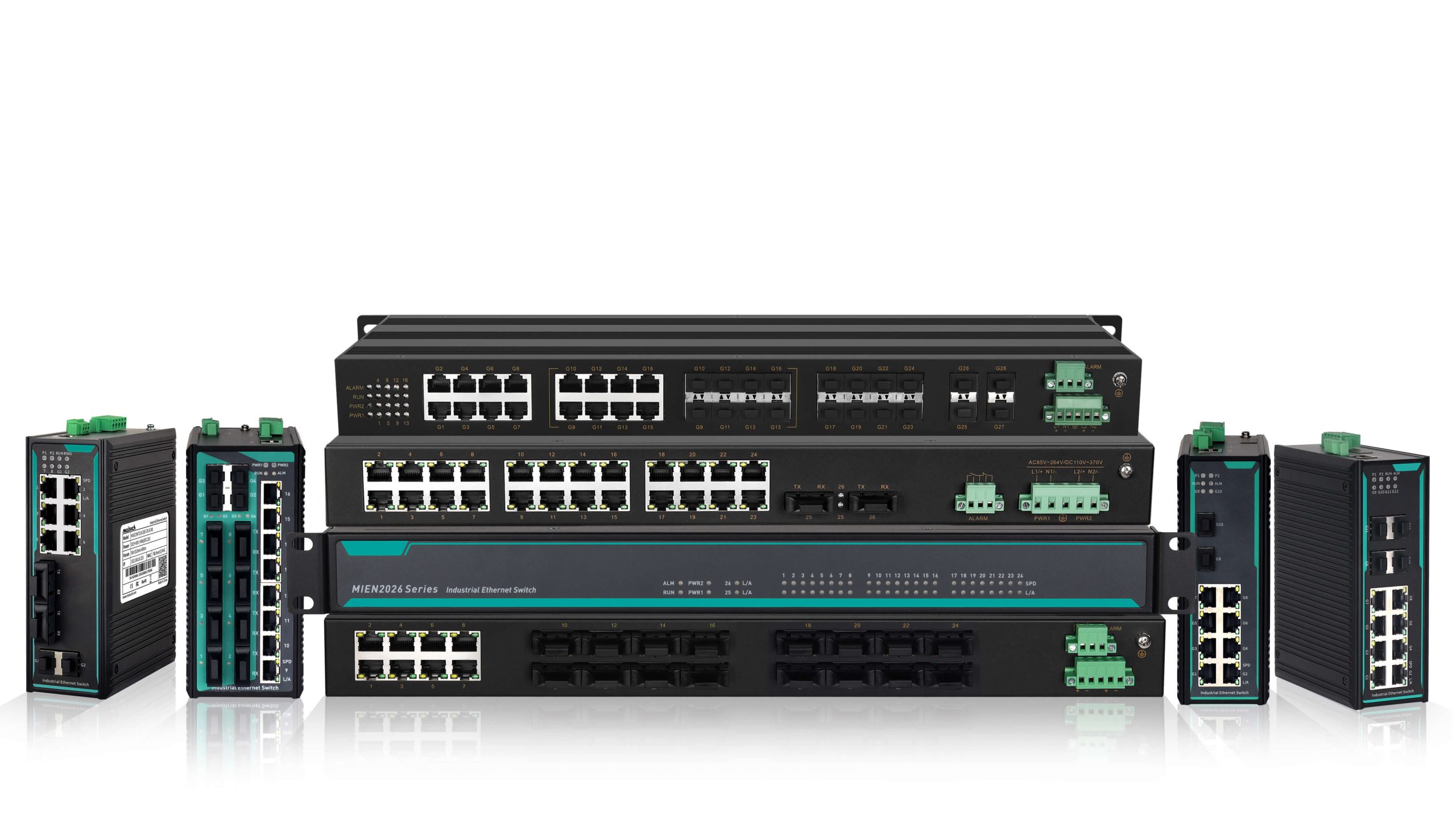 Industrial Fiber Optic Switches - Select or OEM/ODM